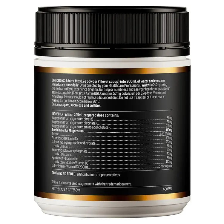100258 Merge Go Healthy Magnesium Powder Lemon Lime 250g Z150. – Merge ...